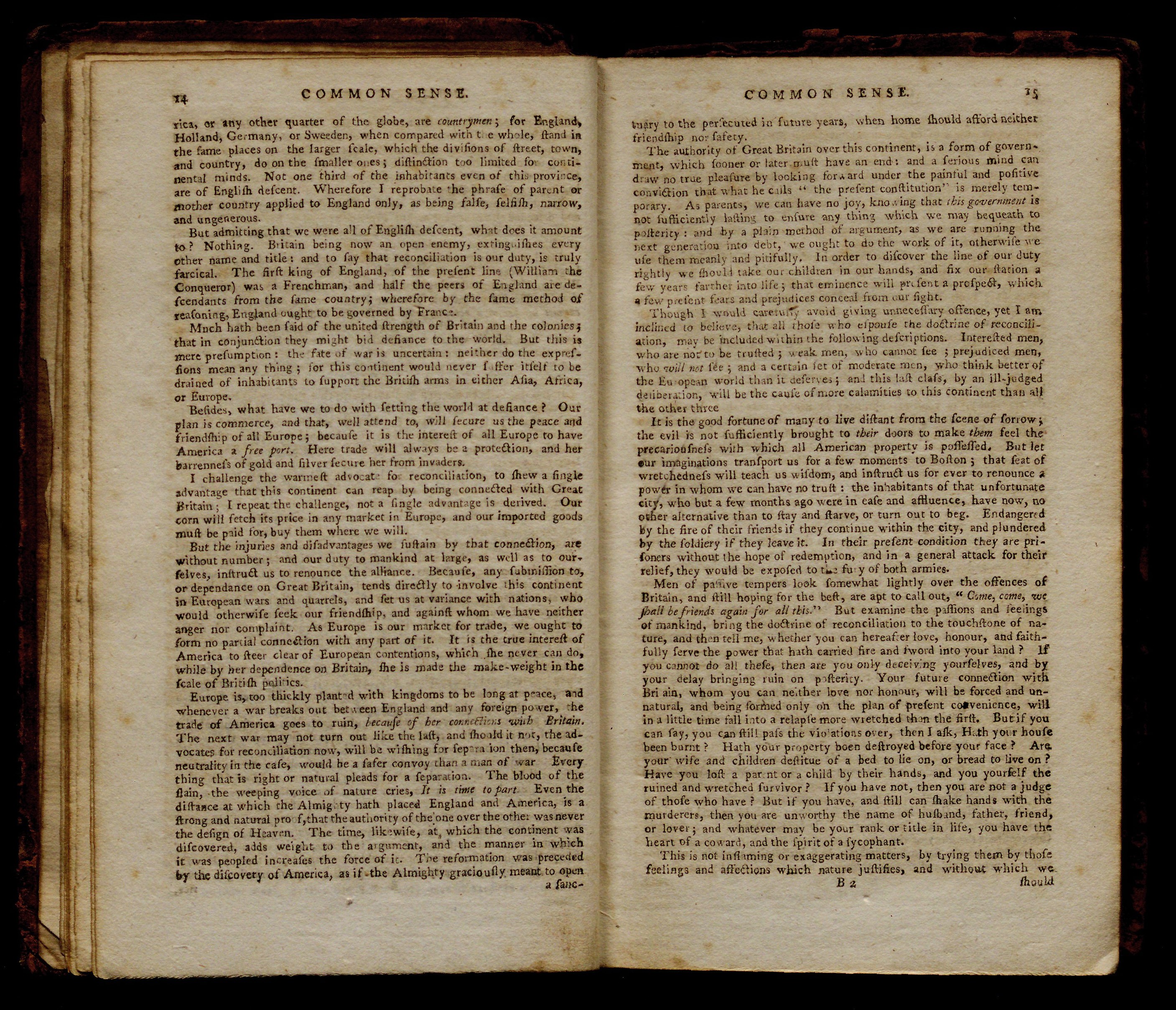 Common Sense, 1776 | Hamilton Education Program